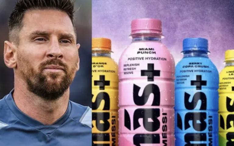 Messi lança marca própria de bebida e divulga no Instagram